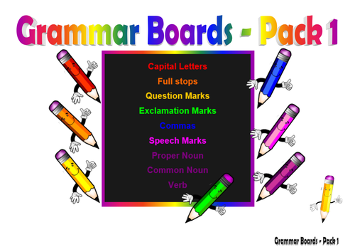 Grammar and punctuation finders- multiple interactive resources and ...