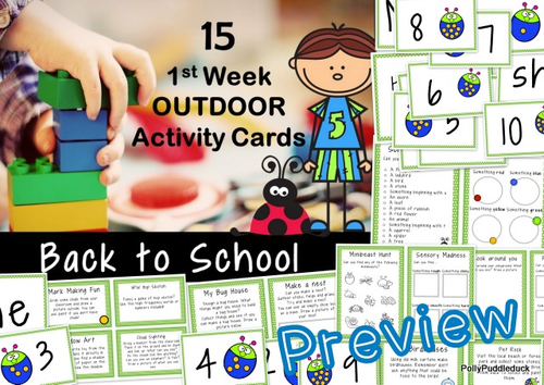 Back to School 1st Week Activities and Challenges | Teaching Resources