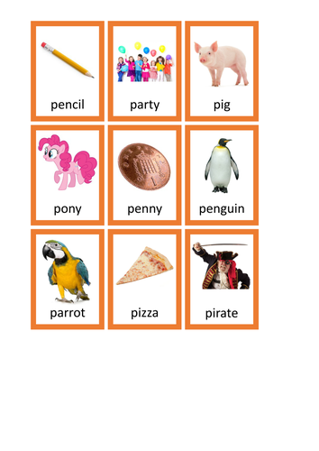P Articulation Cards | Teaching Resources