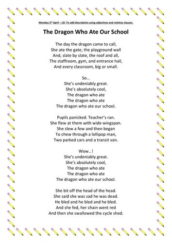 Year 3/4 - Performance Poetry Plan and Worksheets | Teaching Resources