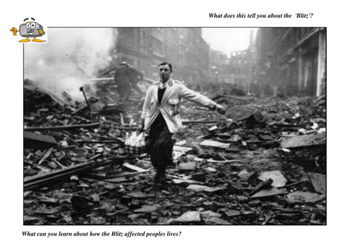 Photographs of the Blitz activity | Teaching Resources