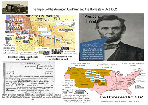 The Impact of the American Civil War and the Homestead Act 1862 ...