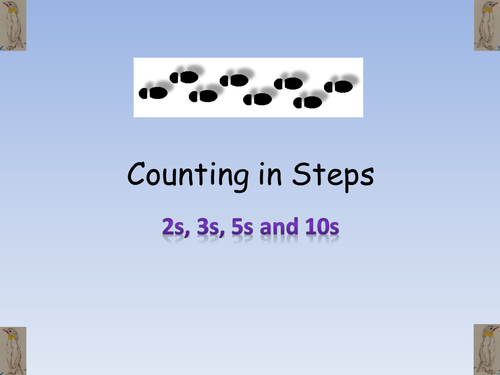Counting in steps - 2s, 3s, 5s & 10s | Teaching Resources