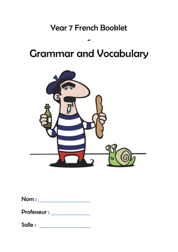 Basic French knowledge booklet - Grammar & Vocabulary | Teaching Resources