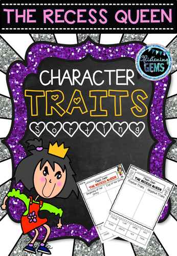 The Recess Queen Character Trait Sorts | Teaching Resources