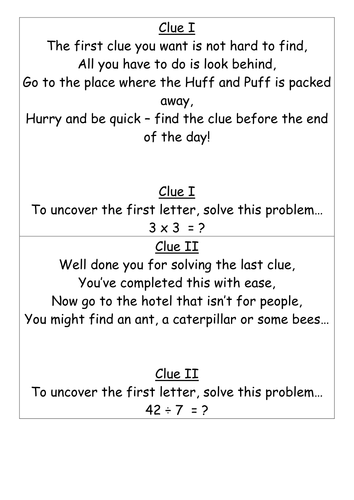 Year 5/6 Roman Numerals - Treasure Hunt | Teaching Resources