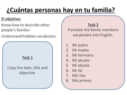 Mi familia - My family | Teaching Resources