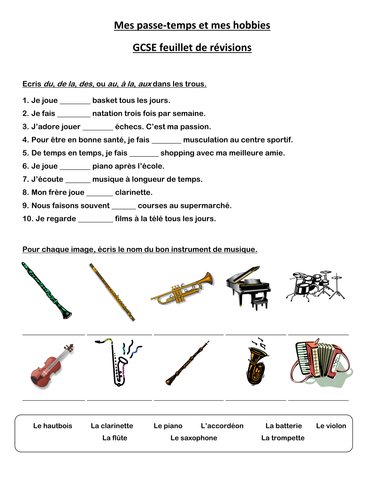 Les sports et les passe-temps | Teaching Resources