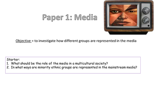 OCR A level SOCIOLOGY - THE MEDIA - media representations of different ...