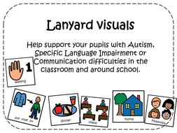 Lanyard Visuals for your pupils with Autism | Teaching Resources