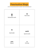 Punctuation Mark Bingo and Poster | Teaching Resources