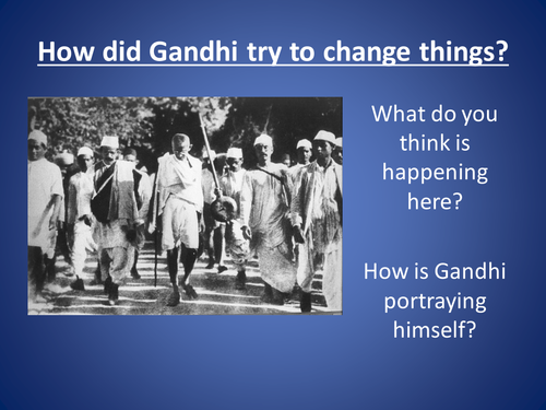 Gandhi KS3 lessons | Teaching Resources