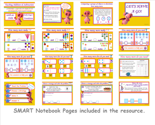 Compare 2 groups of objects to find out how many more. | Teaching Resources