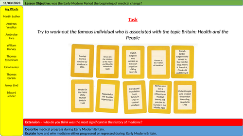 Medical Progress in Early Modern Britain | Teaching Resources