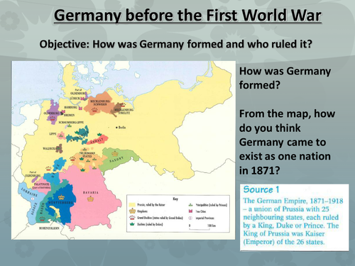 How was Germany formed and who ruled it? *WHOLE LESSON* for Germany 1B ...