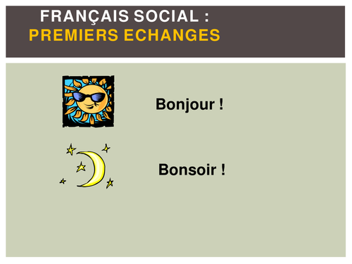 GREETINGS AND PERSONAL INFORMATION IN FRENCH | Teaching Resources
