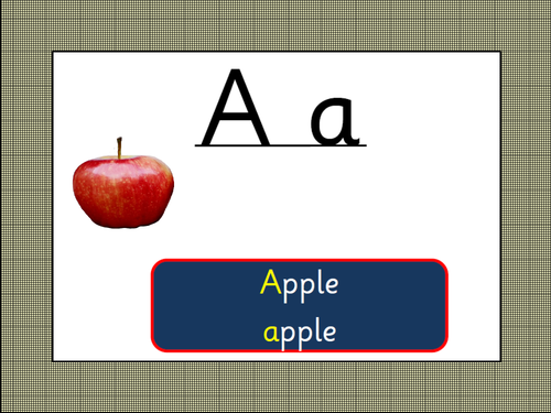 Alphabet Presentation, Lesson Plan, Alphabet flash cards, Missing ...
