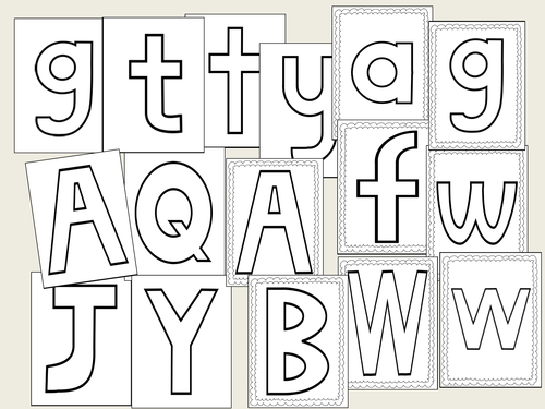 Alphabet Presentation, Lesson Plan, Alphabet flash cards, Missing ...