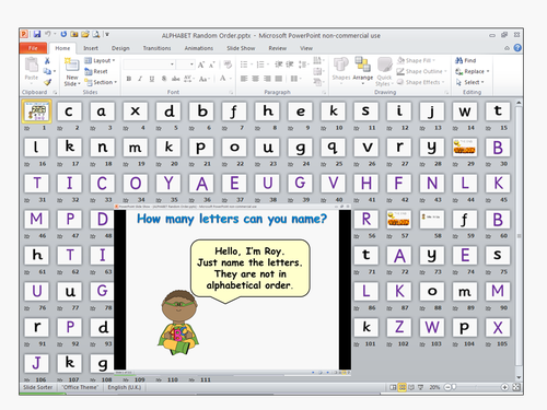 Alphabet: Presentations, Capital/lower case letters, Interactive ...