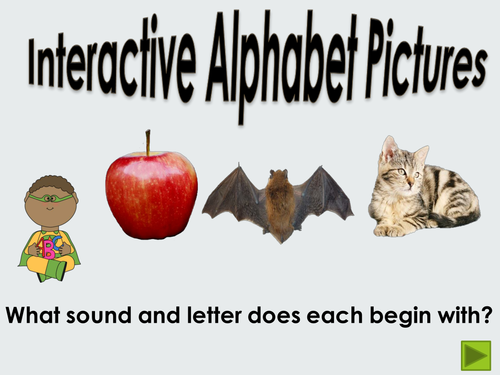 Alphabet: Presentations, Capital/lower case letters, Interactive ...