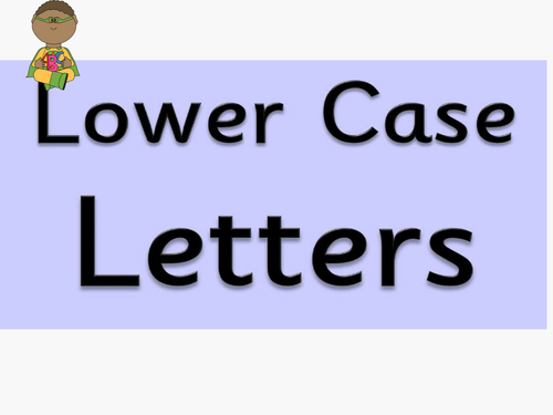 Alphabet: Presentations, Capital/lower case letters, Interactive ...