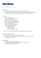 Film Music | Teaching Resources