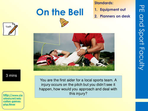Reducing the risk of sports injuries LO3 lesson bundle | Teaching Resources