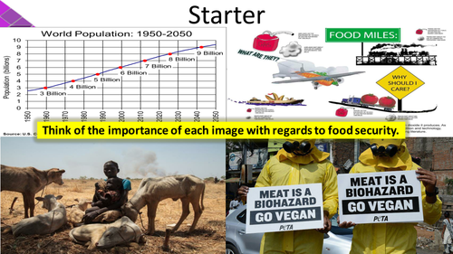 New AQA (9-1) GCSE Biology Ecology: Factors Affecting Food Security (4 ...
