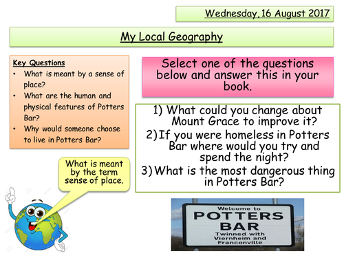 Making Connections - Welcome to Geography | Teaching Resources