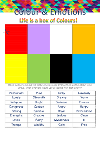 Colour Theory & Emotions | Teaching Resources