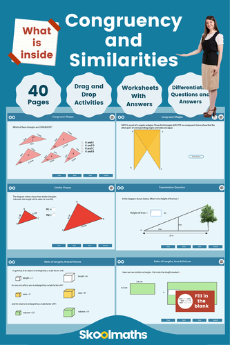 Congruency and Similarities Interactive Lesson and activities ...