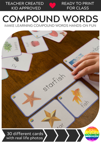 Compound Word Sorting Cards | Teaching Resources