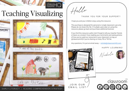 Visualising Activities Pack | Teaching Reading Comprehension Strategies ... Visualising Activities Pack | Teaching Reading Comprehension Strategies ...