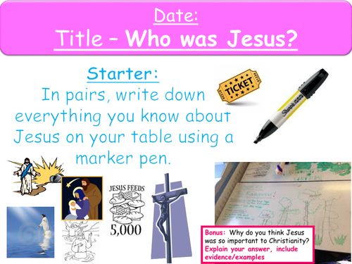 KS3 Unit of Learning - Who was Jesus? | Teaching Resources