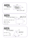 Maths revision flash cards | Teaching Resources