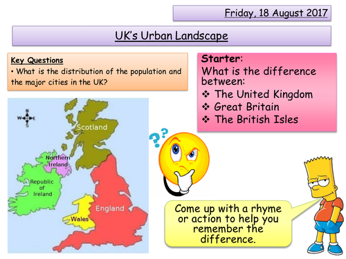UK's Urban Landscape | Teaching Resources