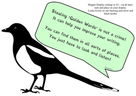 Magpie Display Pieces | Teaching Resources