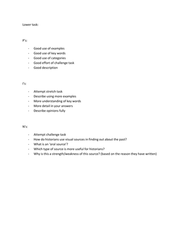 Introduction to History Year 7 | Teaching Resources