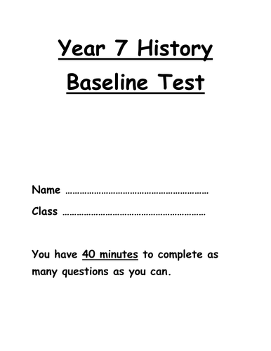 Introduction to History Year 7 | Teaching Resources