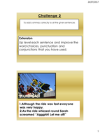 The London Eye Mystery - Lesson 2 - clauses and commas FREE SAMPLE ...