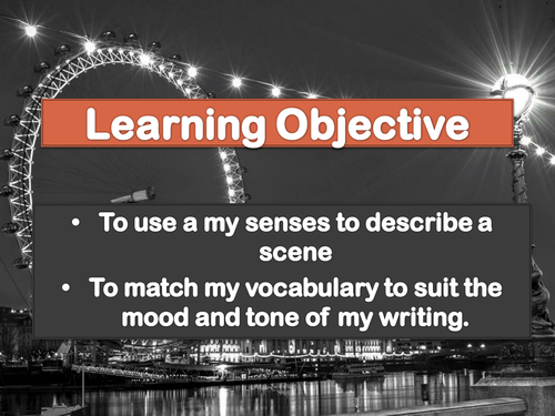 The London Eye Mystery - Lesson 3 - Use of senses to describe ...