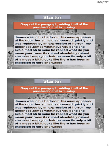 The London Eye Mystery- Lesson 9 - To use dialogue to advance ...