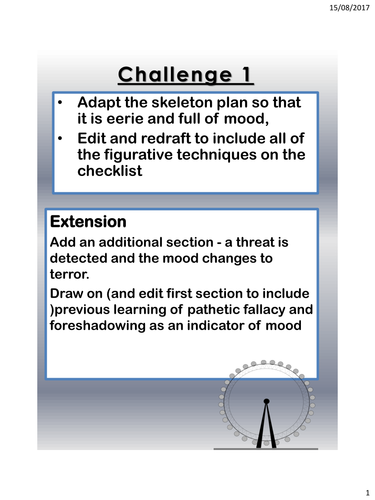 The London Eye Mystery - Lesson 14 - Expanded moments | Teaching Resources