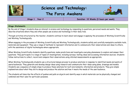 Science and Technology Unit of Work - Forces | Teaching Resources