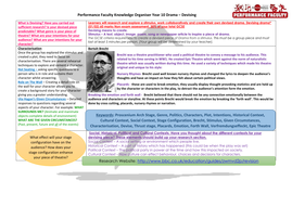 Devising in Drama at GCSE Level Knowledge Organiser | Teaching Resources