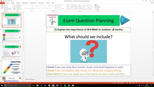 WJEC Eduqas: Judaism: Rituals - Bar Mitzvah/Brit Milah/Weddings ...