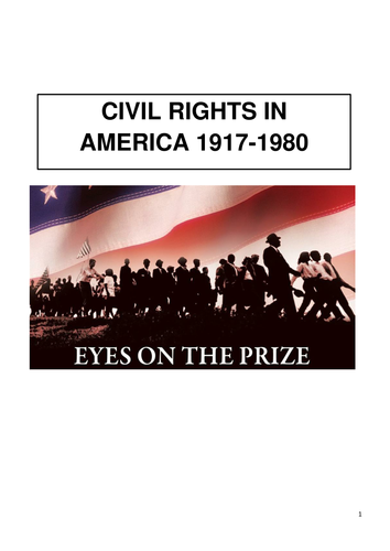 Revision sheets & Model Answers -Civil Rights In America - Edexcel A ...