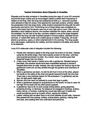 Lesson 1 -French Revolution for Year 8 | Teaching Resources