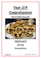 Year 3 and 4 comprehension - Mince Pie Recipe | Teaching Resources