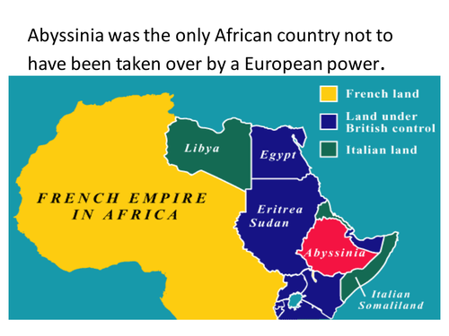 Lesson 10 - Rise of the Dictators - Invasion of Abyssinia | Teaching ...
